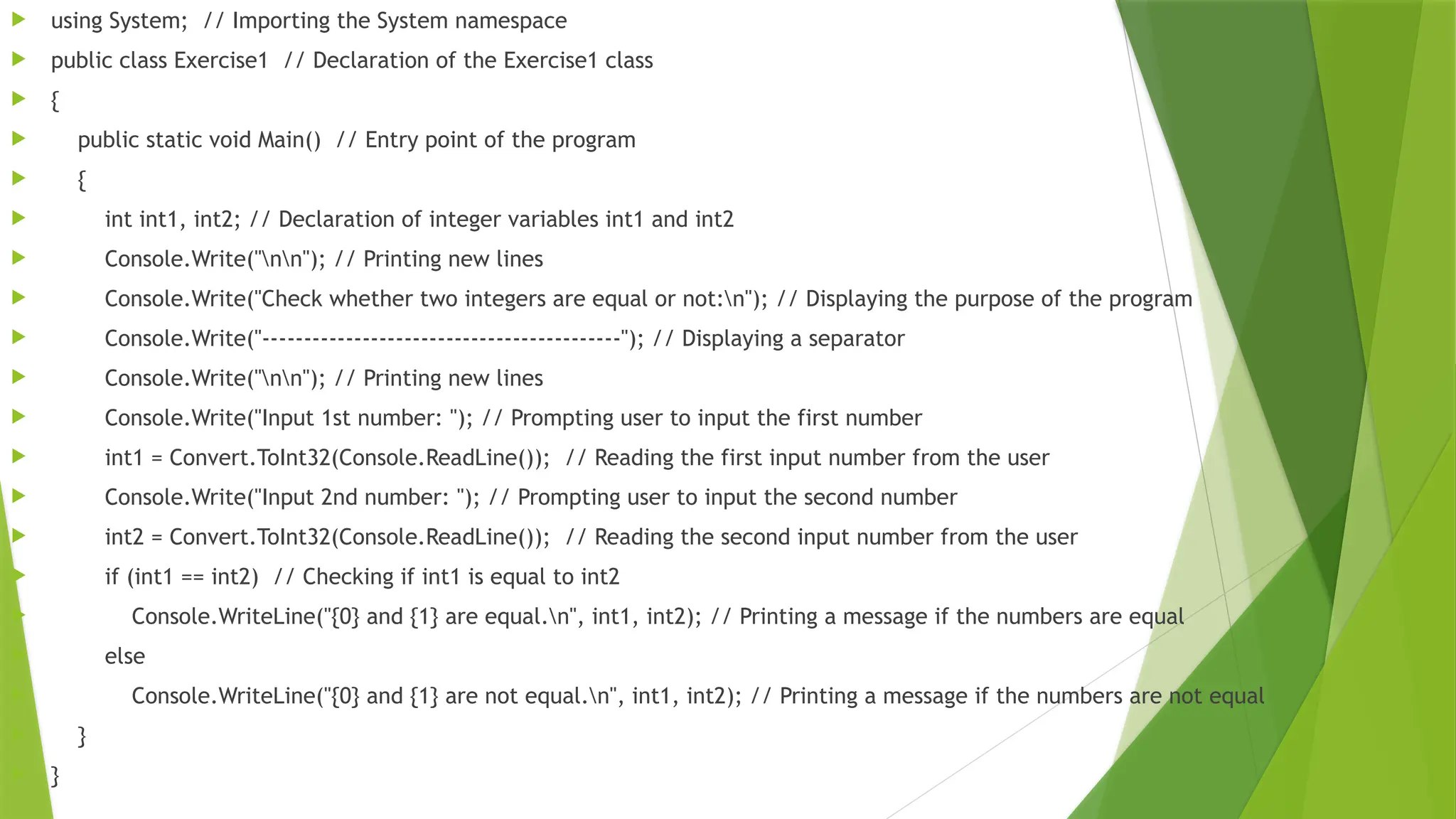 Advanced Programming: C#-Control Statements | PPTX