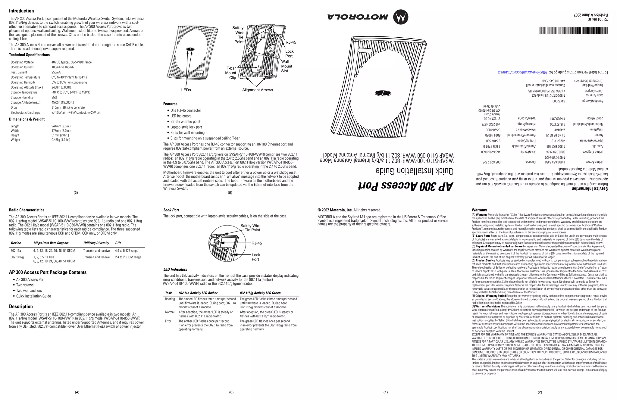 Ap 300 access port internal antenna model | PDF