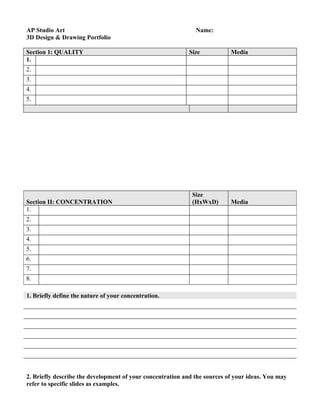 Ap 3 d student overview | PDF