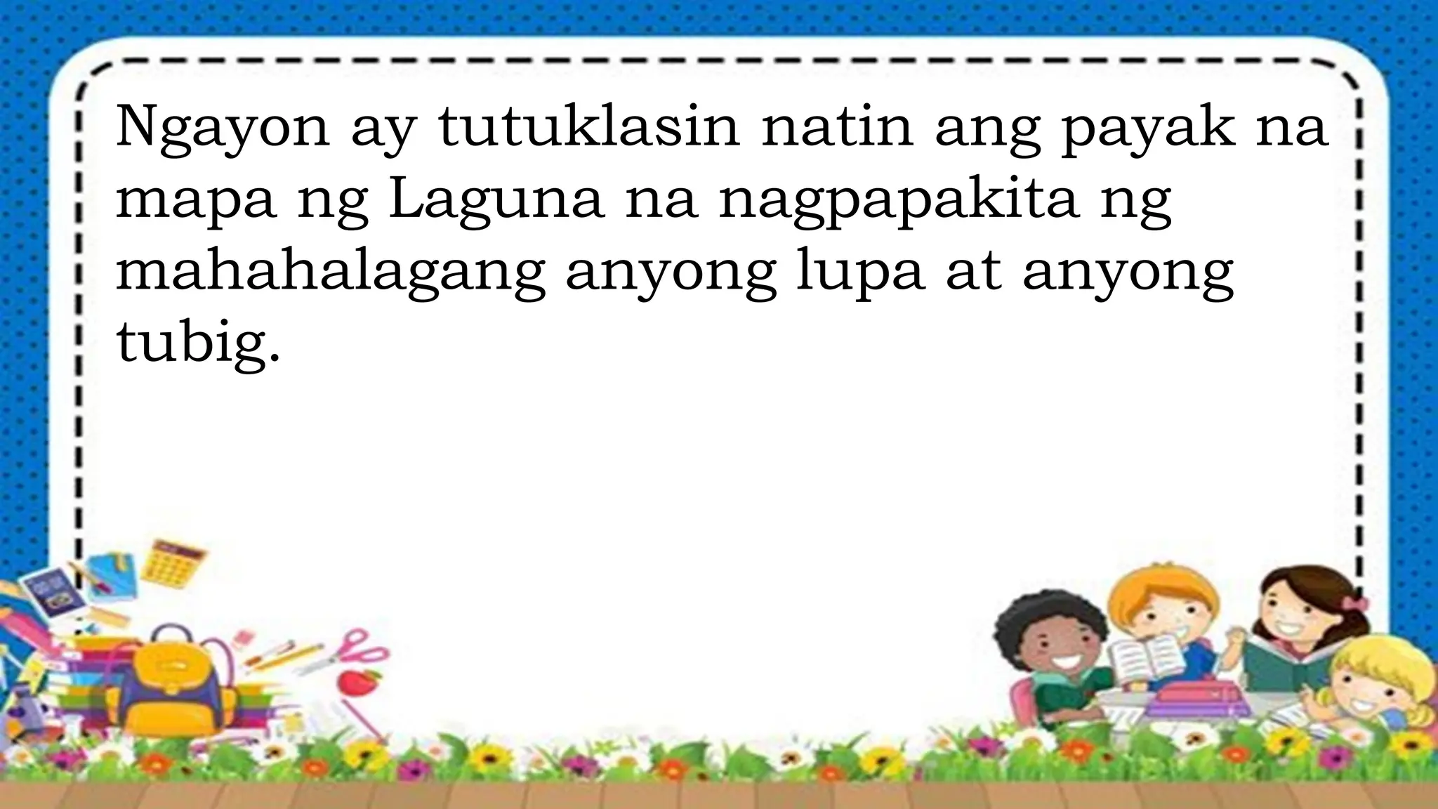 AP3 Q1 W6 D3 Payak na Mapa na Nagpapakita ng Mahalagang Anyong Lupa at ...