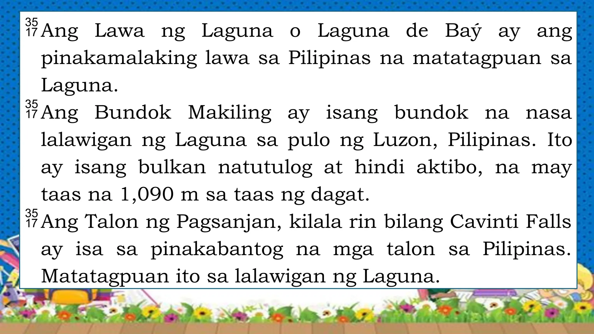 AP3 Q1 W6 D3 Payak na Mapa na Nagpapakita ng Mahalagang Anyong Lupa at ...