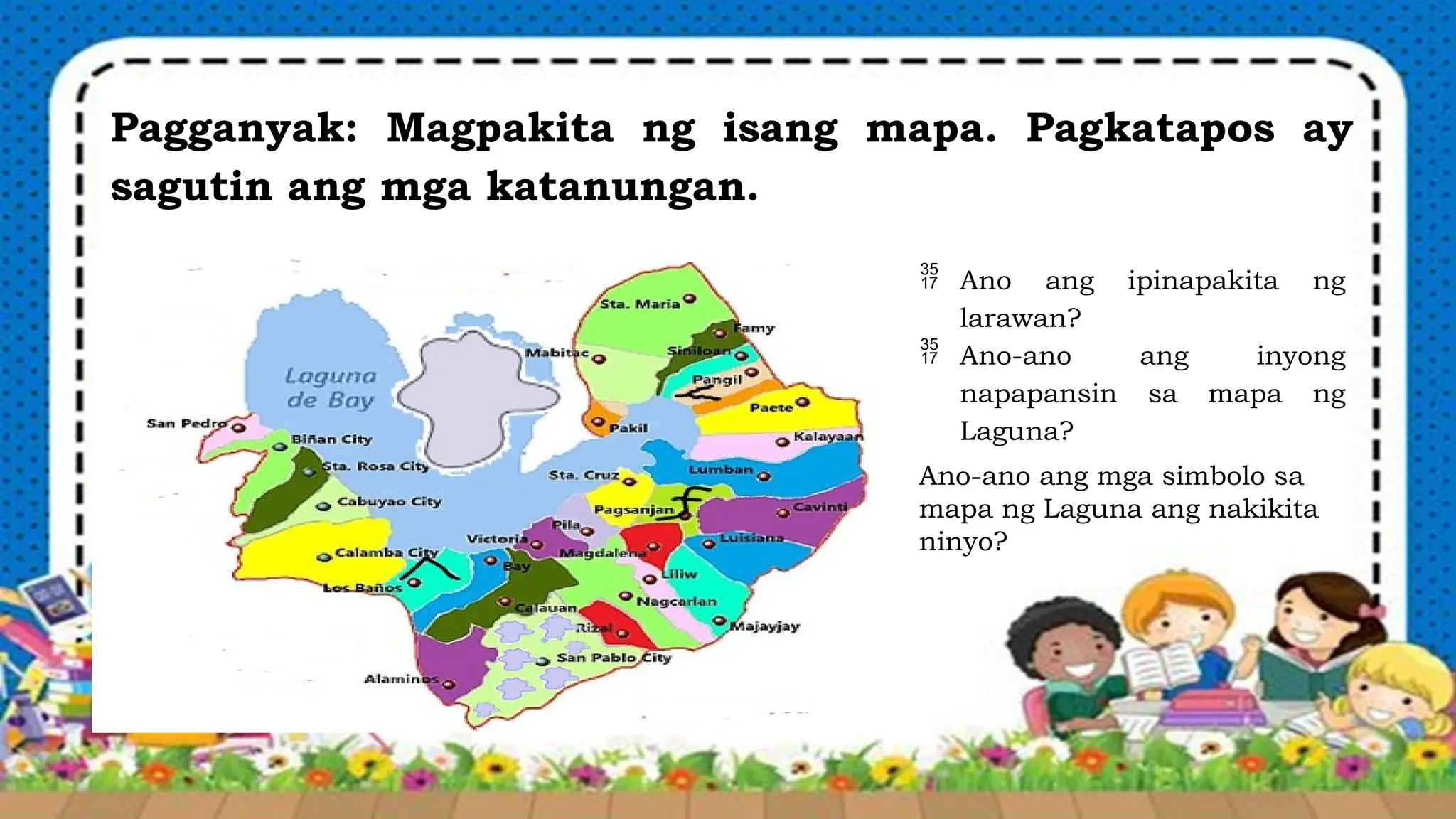 AP3 Q1 W6 D3 Payak na Mapa na Nagpapakita ng Mahalagang Anyong Lupa at ...
