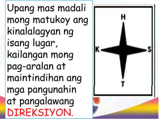 PANGUNAHING DIREKSYON ng mga Lalawigan at Rehiyon | PPTX