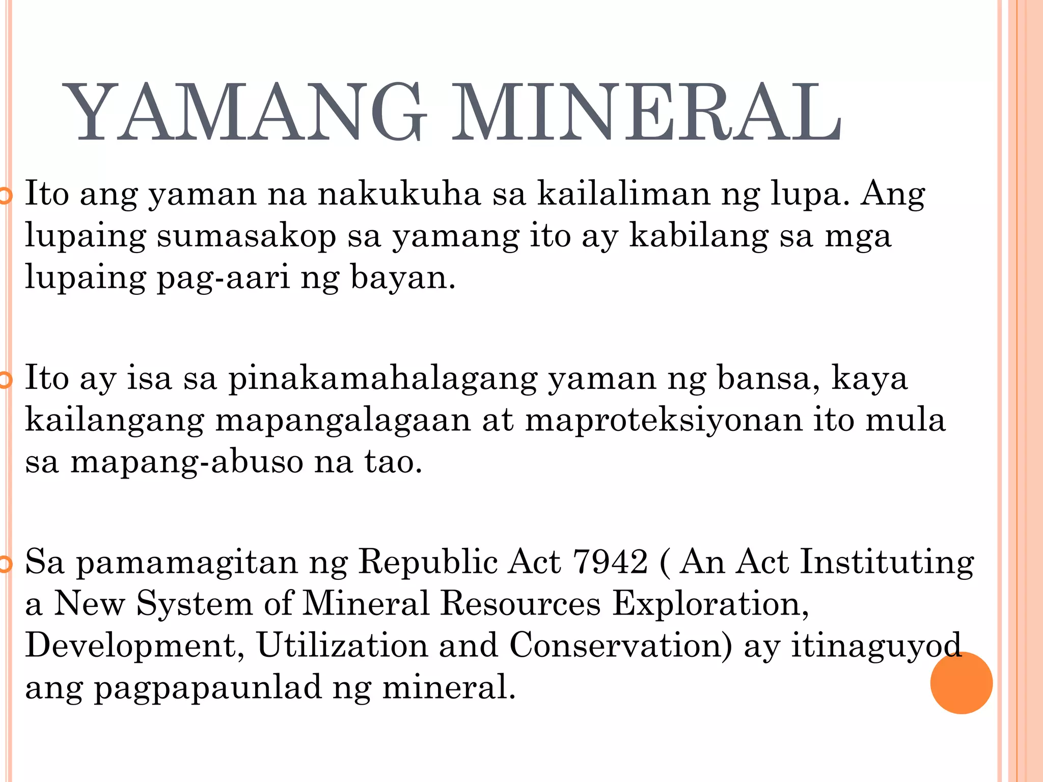 Ap 4 ibat-ibang uri ng likas na yaman | PDF