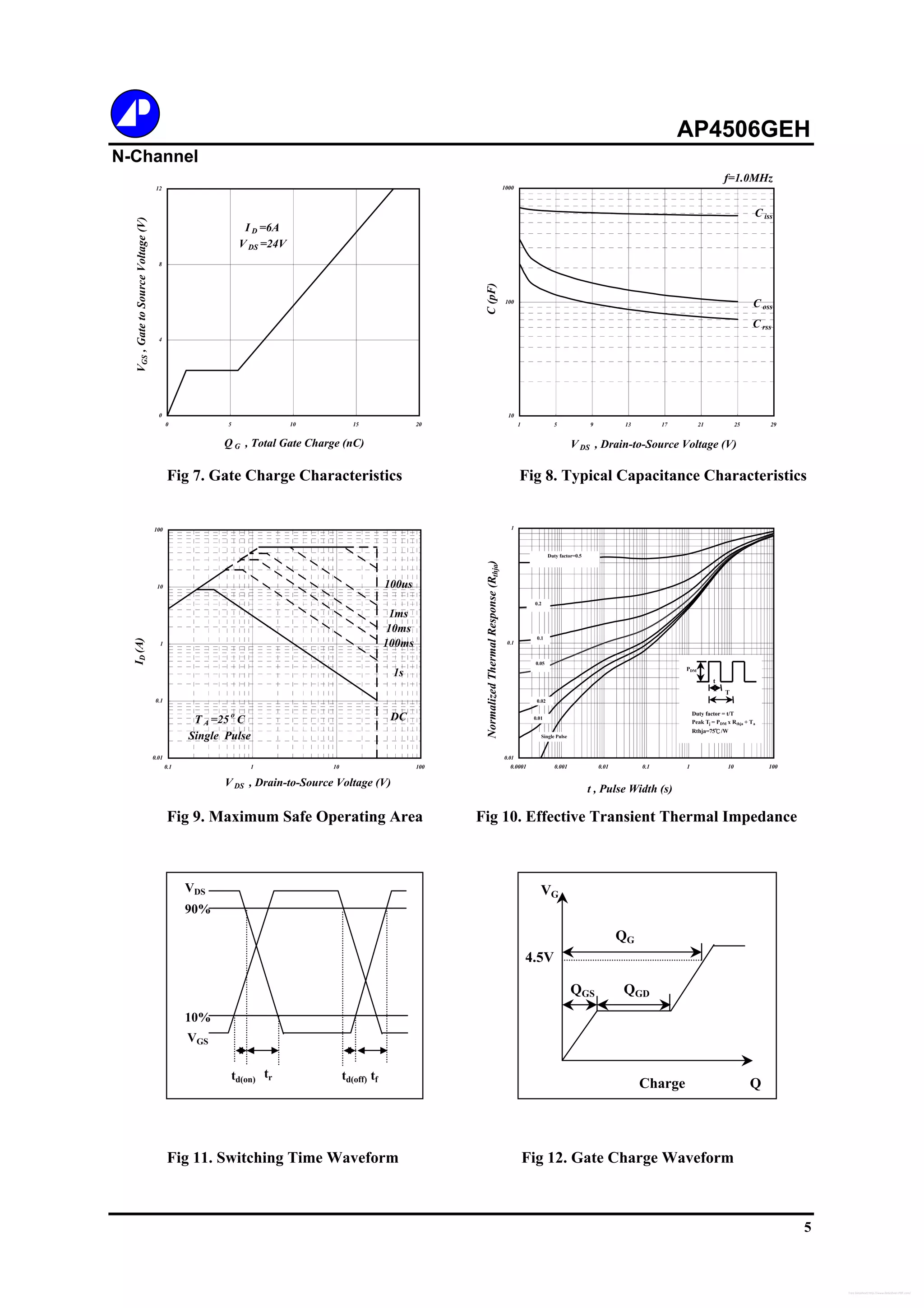 Original N P-CHANNEL ENHANCEMENT Mosfet AP4506GEH 4506GEH 4506 TO-252 ...