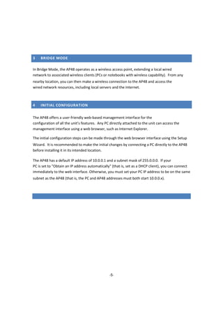 Ap48 user manual | PDF | Computer Networking | Computing