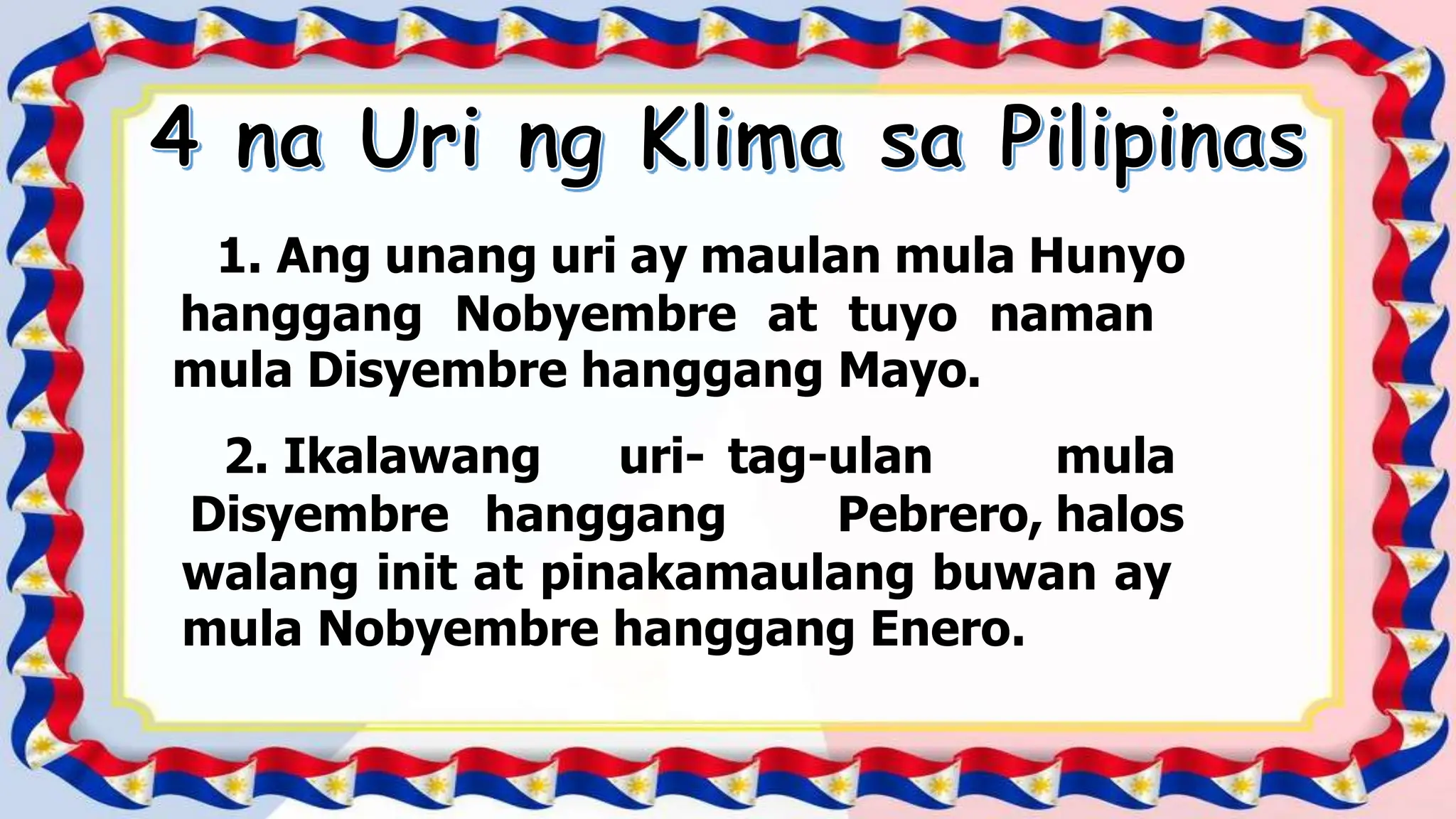 SALIK NA MAY KINALAMAN SA KLIMA NG BANSA | PPTX