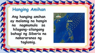 SALIK NA MAY KINALAMAN SA KLIMA NG BANSA | PPTX
