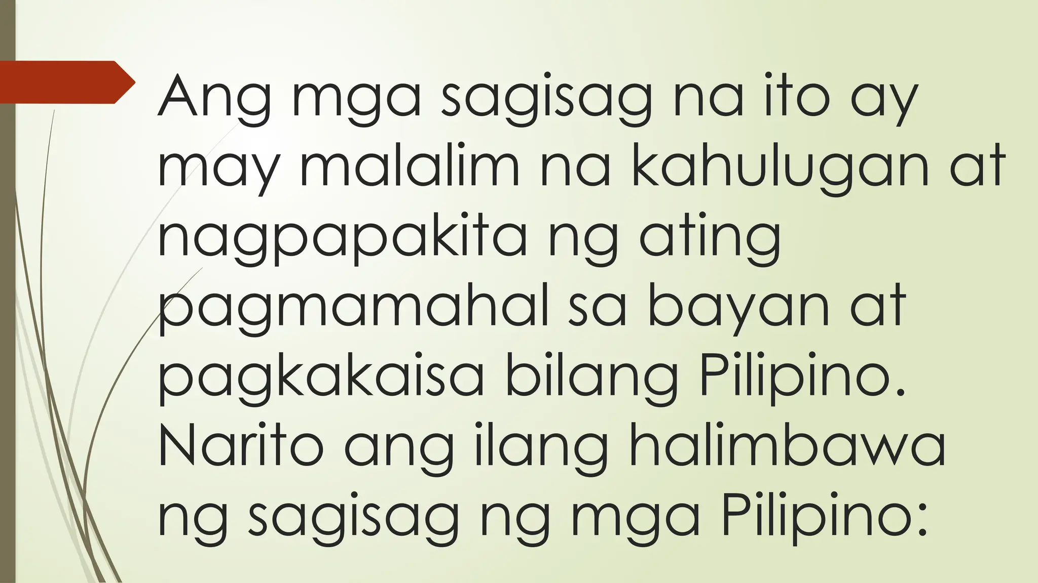 mga sagisag ng pilipinas araling panlipunan | PPTX