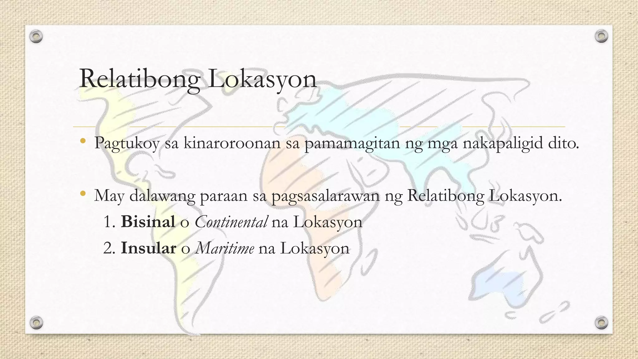 Lokasyon | PPTX