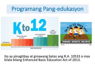 Ap 4 pinuno at proyekto ng pamahalaan | PPTX