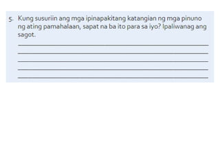 Ap 4 pinuno at proyekto ng pamahalaan | PPTX