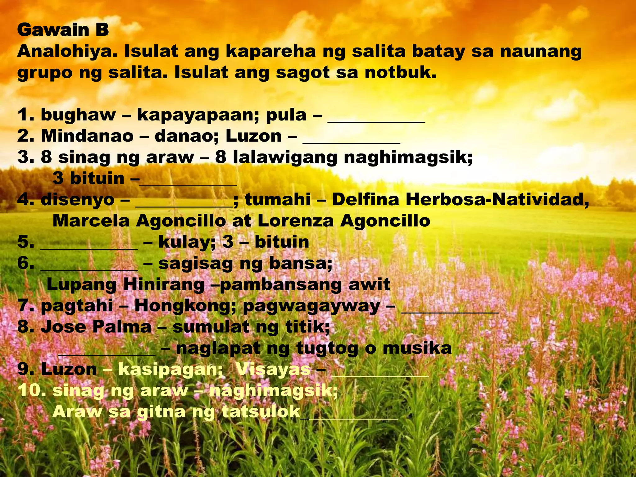 AP 4 PPT Q3 - Aralin 17 - Pambansang Awit At Watawat Bilang Mga Sagisag ...