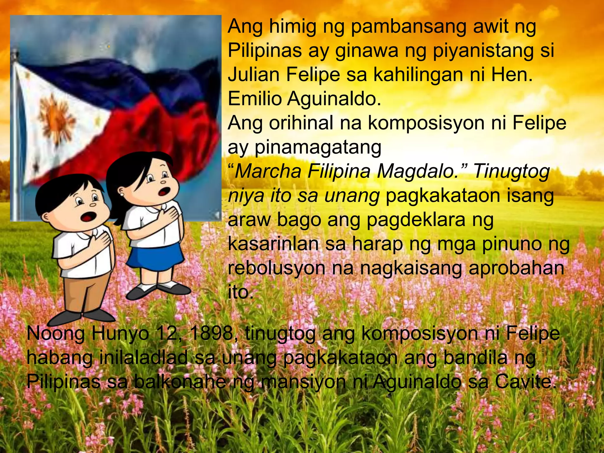 AP 4 PPT Q3 - Aralin 17 - Pambansang Awit At Watawat Bilang Mga Sagisag ...