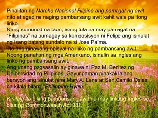 AP 4 PPT Q3 - Aralin 17 - Pambansang Awit At Watawat Bilang Mga Sagisag ...