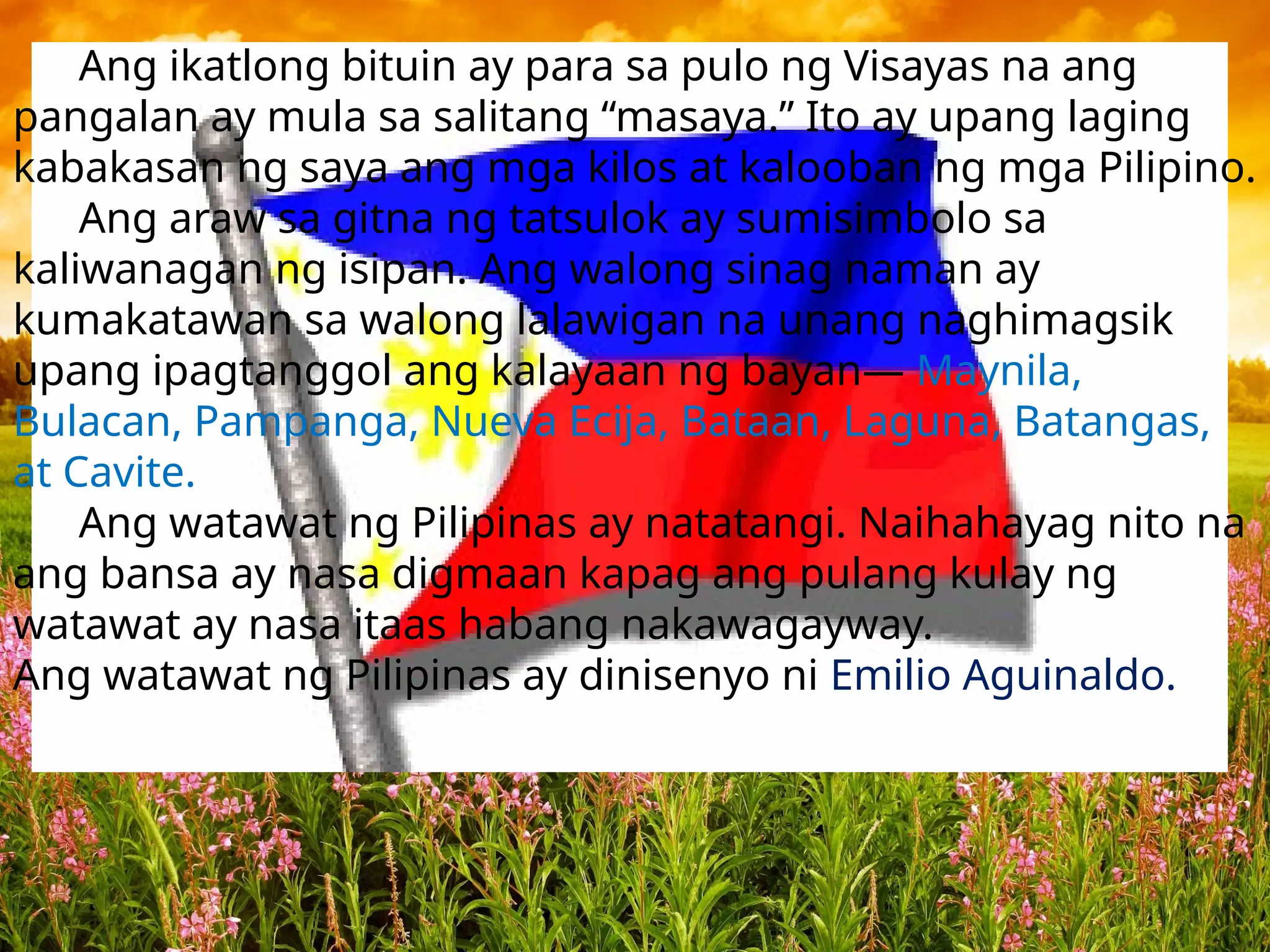 AP 4 PPT Q3 - Aralin 17 - Pambansang Awit At Watawat Bilang Mga Sagisag ...