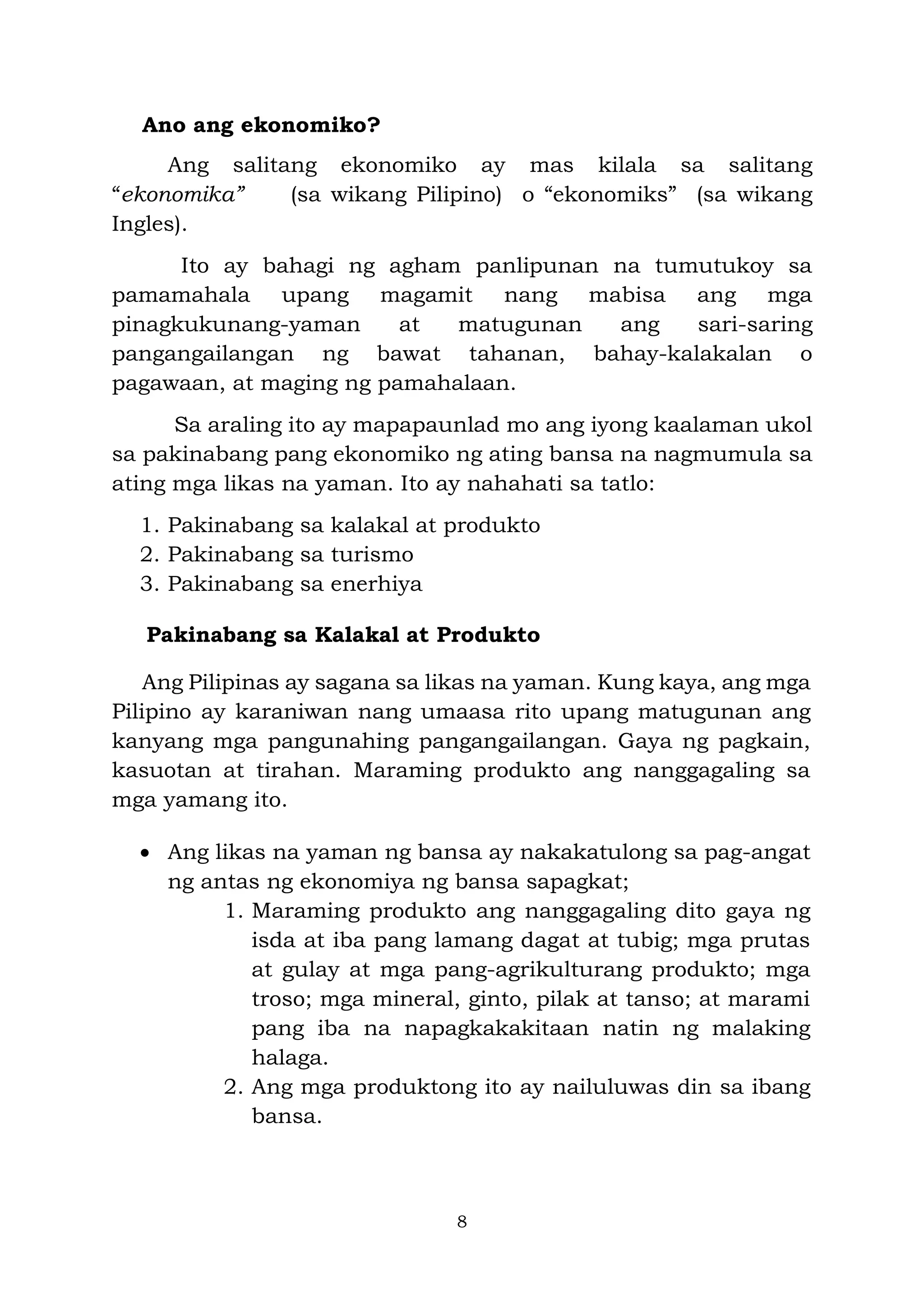 AP4_Q2_Mod1_ Pakinabang Pang-ekonomiko ng Likas na Yaman ng Pilipinas.pdf