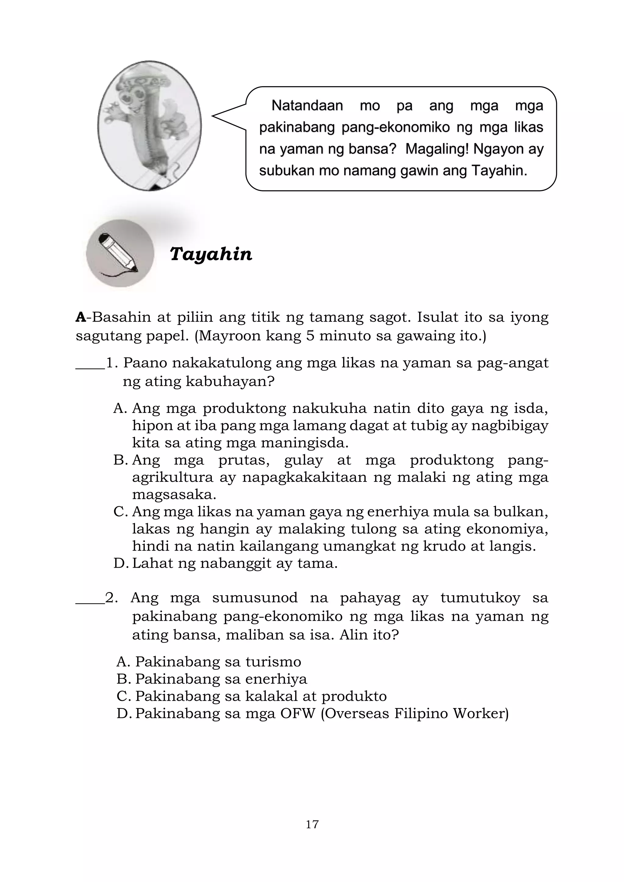 AP4_Q2_Mod1_ Pakinabang Pang-ekonomiko ng Likas na Yaman ng Pilipinas.pdf