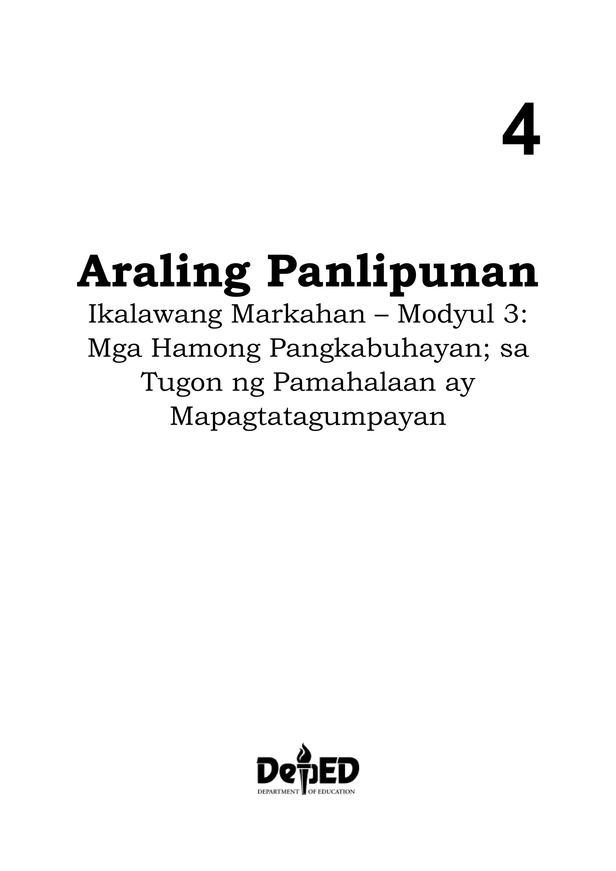 AP4_Q2_Mod3_Mga Hamong Pangkabuhayan sa.PDF
