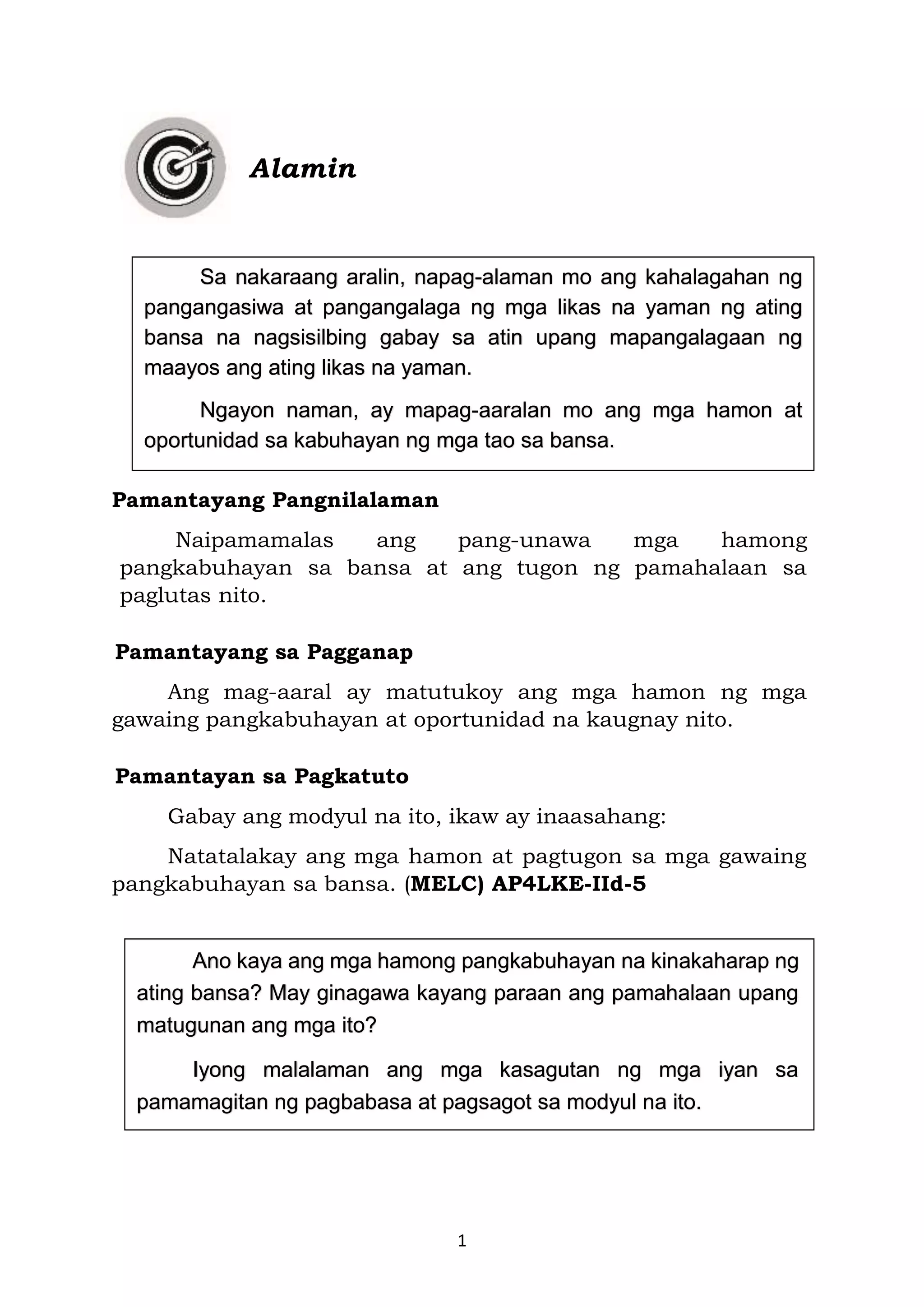 AP4_Q2_Mod3_Mga Hamong Pangkabuhayan sa.PDF