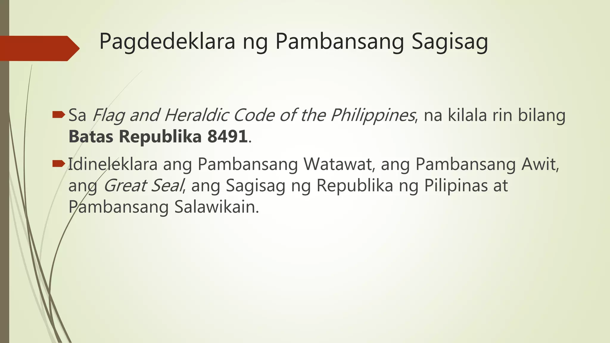 Sagisag ng Pilipinas | PPTX