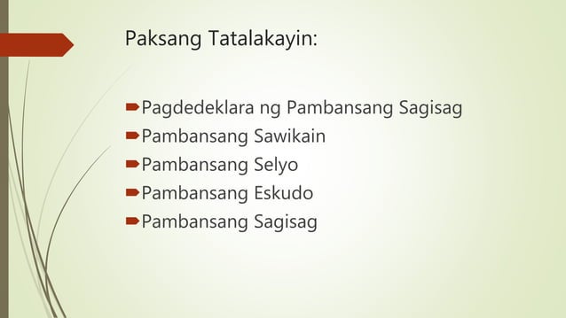 Sagisag ng Pilipinas | PPTX