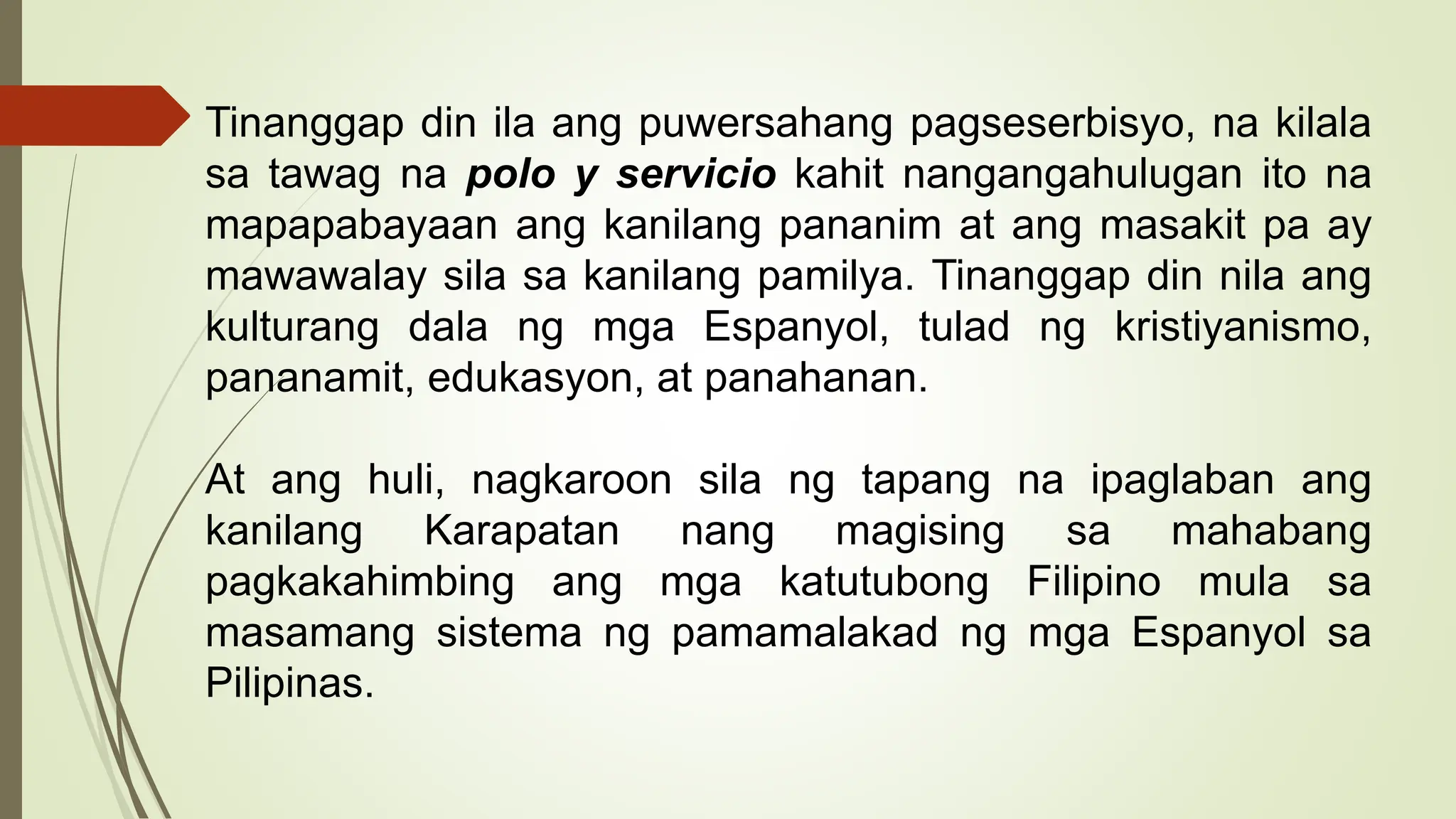 Paraan ng Pagtugon ng mga Fil sa kolonyalismong Espanyol | PPTX