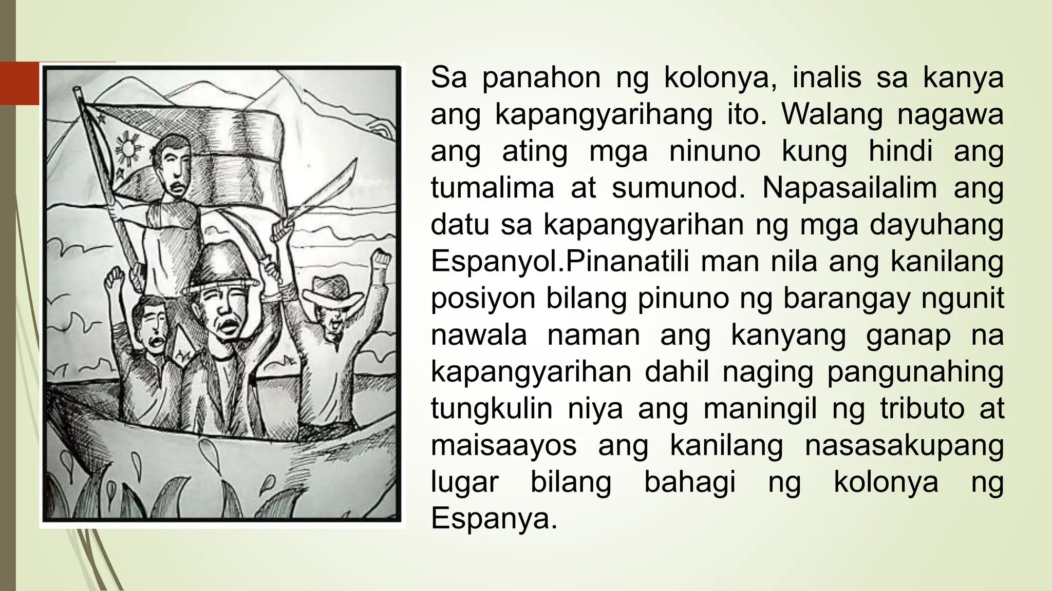 Paraan ng Pagtugon ng mga Fil sa kolonyalismong Espanyol | PPTX
