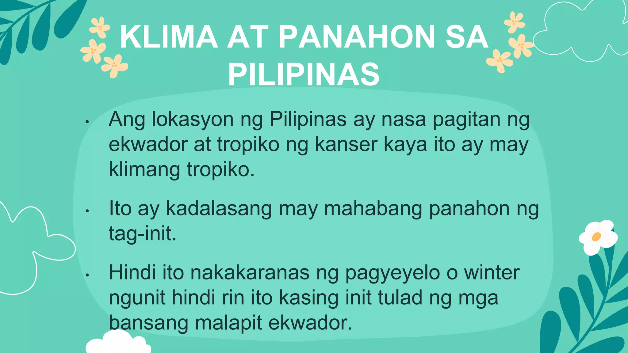 AP5- Aralin 2- Klima ng Pilipinas.pptx