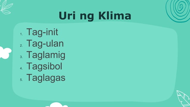 AP5- Aralin 2- Klima ng Pilipinas.pptx