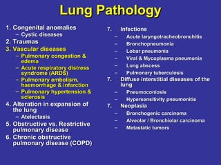 Ap 50 10-29 1 pathology of lung 1 | PPT
