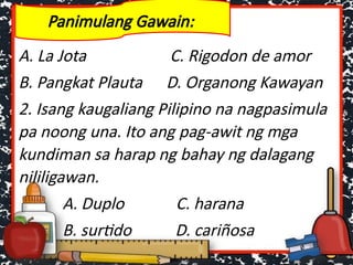 AP 5 PPT Q3 W1 - Musika At Sining Sa Buhay Ng Mga Pilipino.pptx