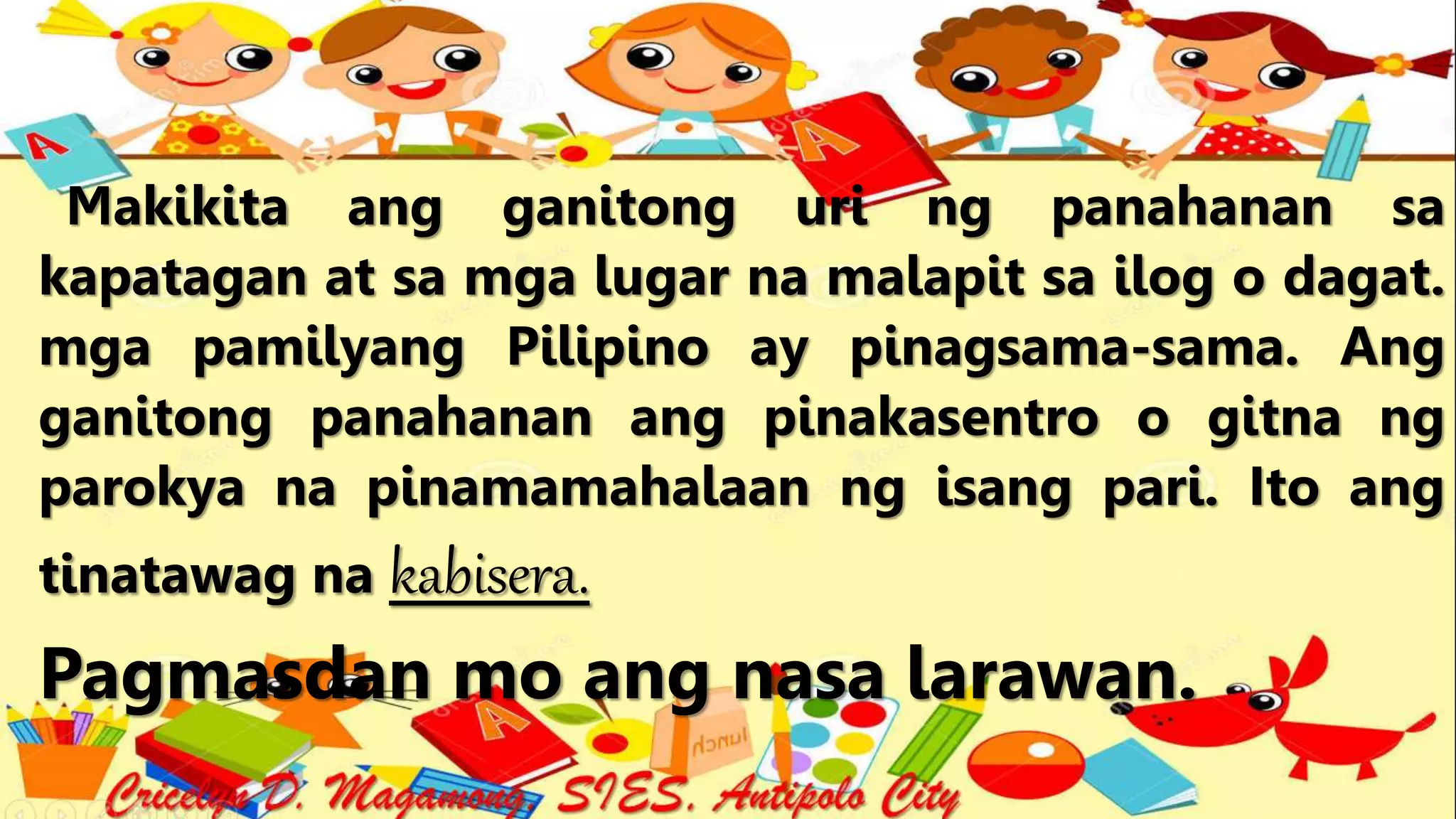 AP 5 PPT Q3 W1 Day 1 - Pagbabago sa panahanan ng mga Pilipino sa ...