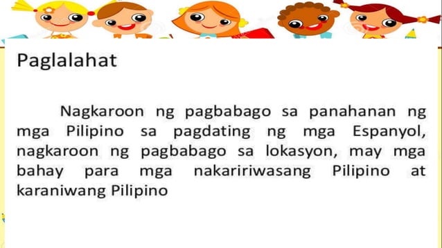 AP 5 PPT Q3 W1 Day 1 - Pagbabago sa panahanan ng mga Pilipino sa panahon ng Español.pptx