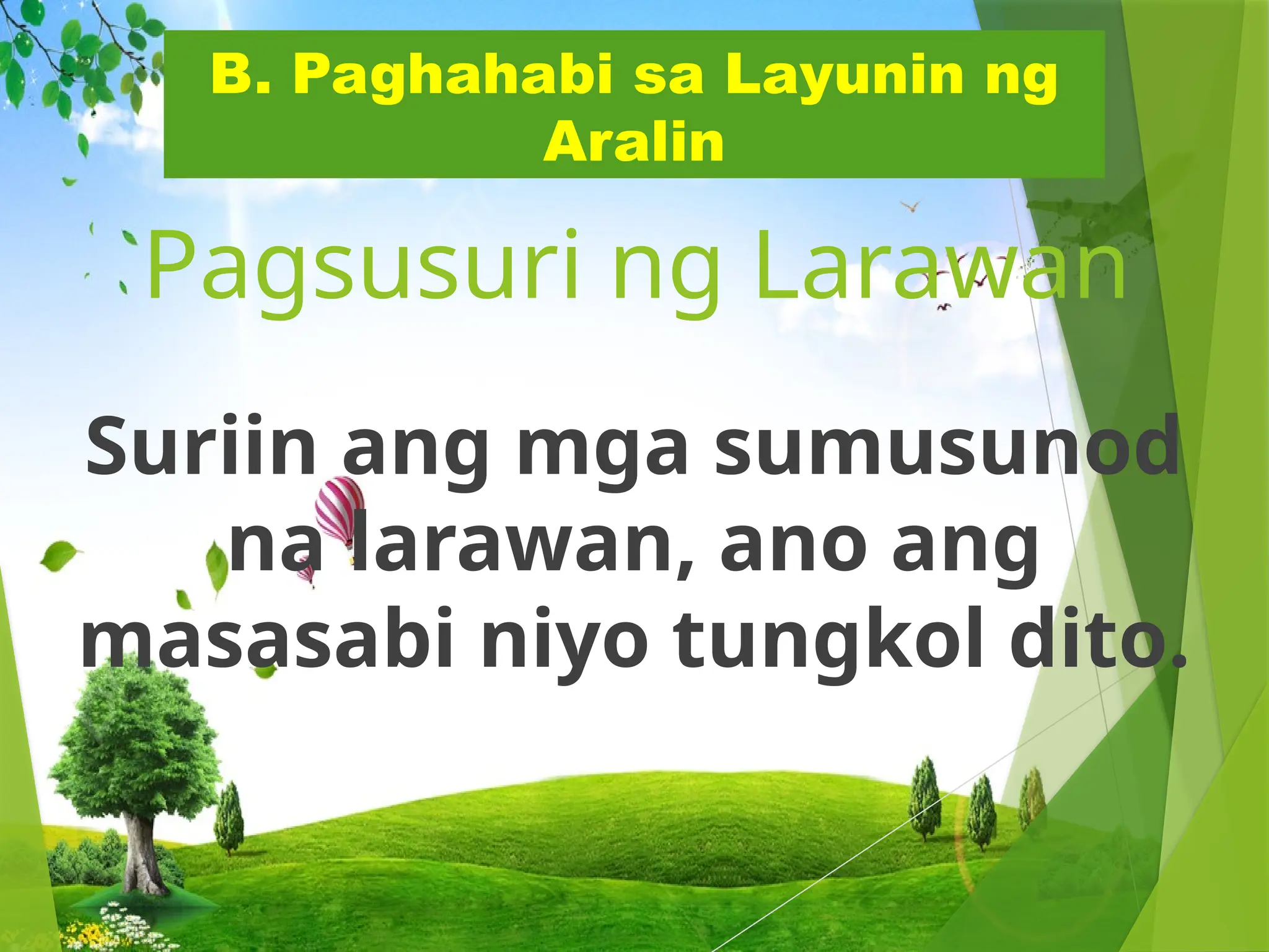 AP 5 Q4- -Ang partisipasyon ng Iba_t-ibang rehiyon at sektor (katutubo ...