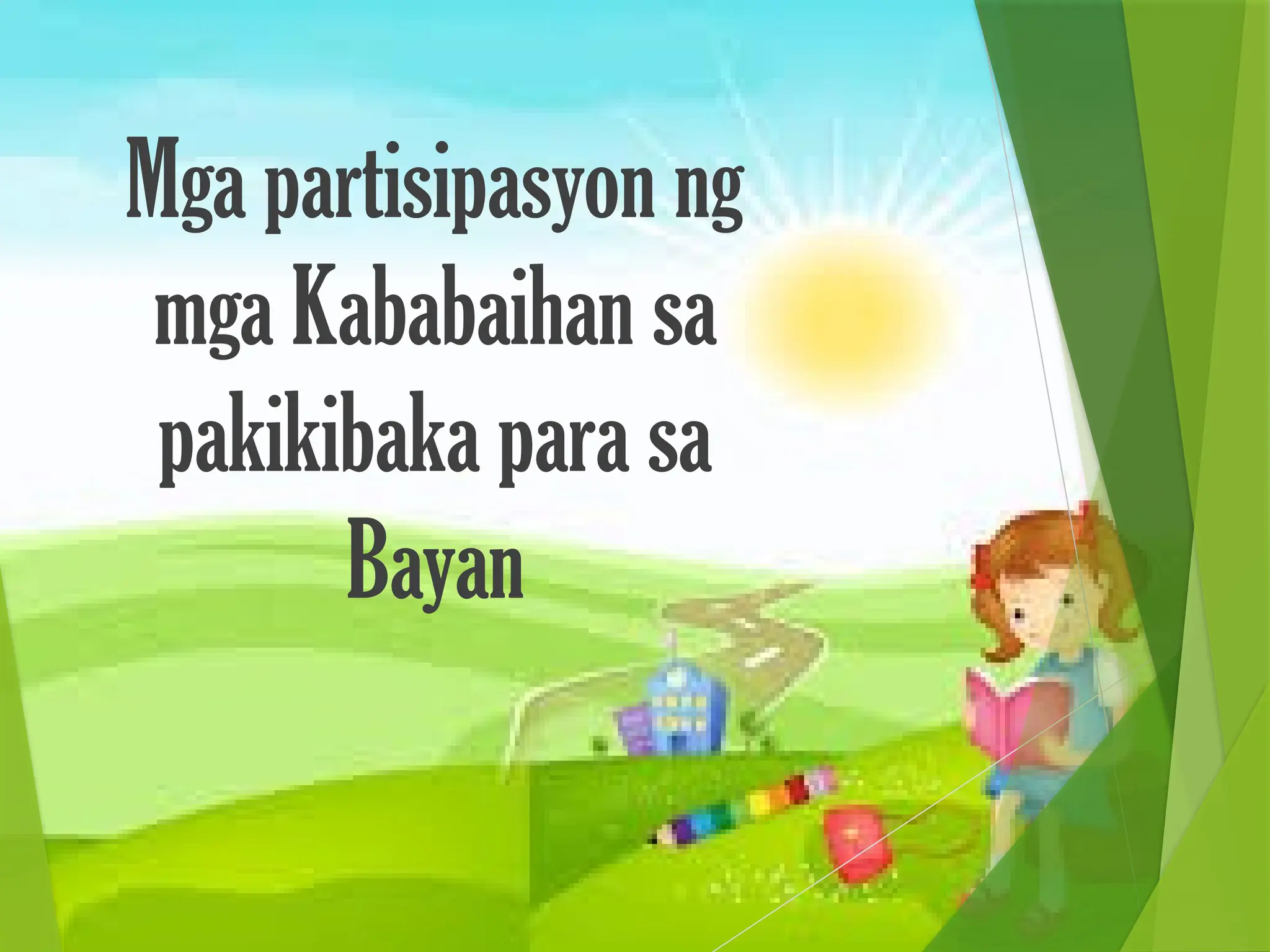 AP 5 Q4- -Ang partisipasyon ng Iba_t-ibang rehiyon at sektor (katutubo ...