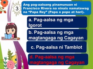 AP 5 Q4- -Ang partisipasyon ng Iba_t-ibang rehiyon at sektor (katutubo ...