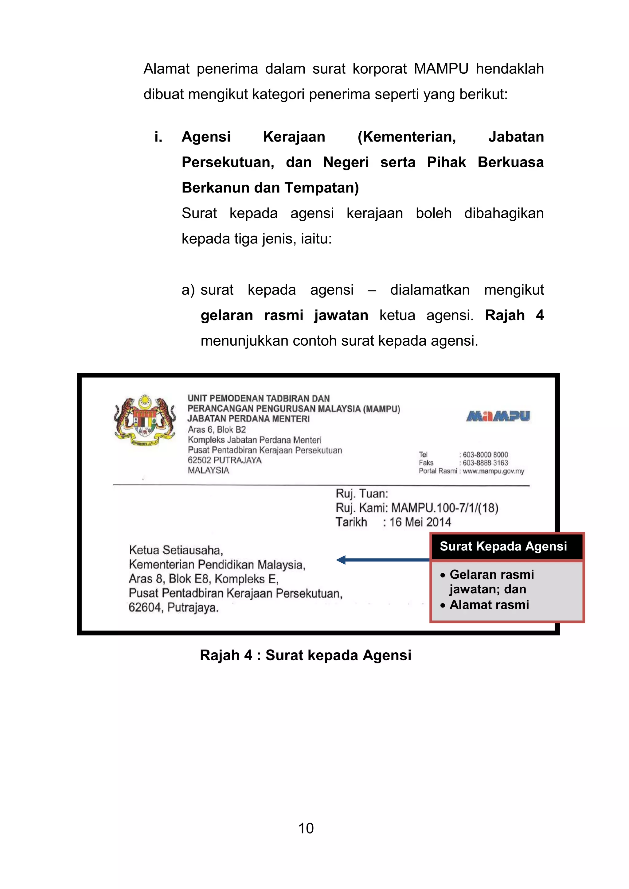 Ap 5 tahun 2014 pdf(penulisan surat rasmi) | PDF
