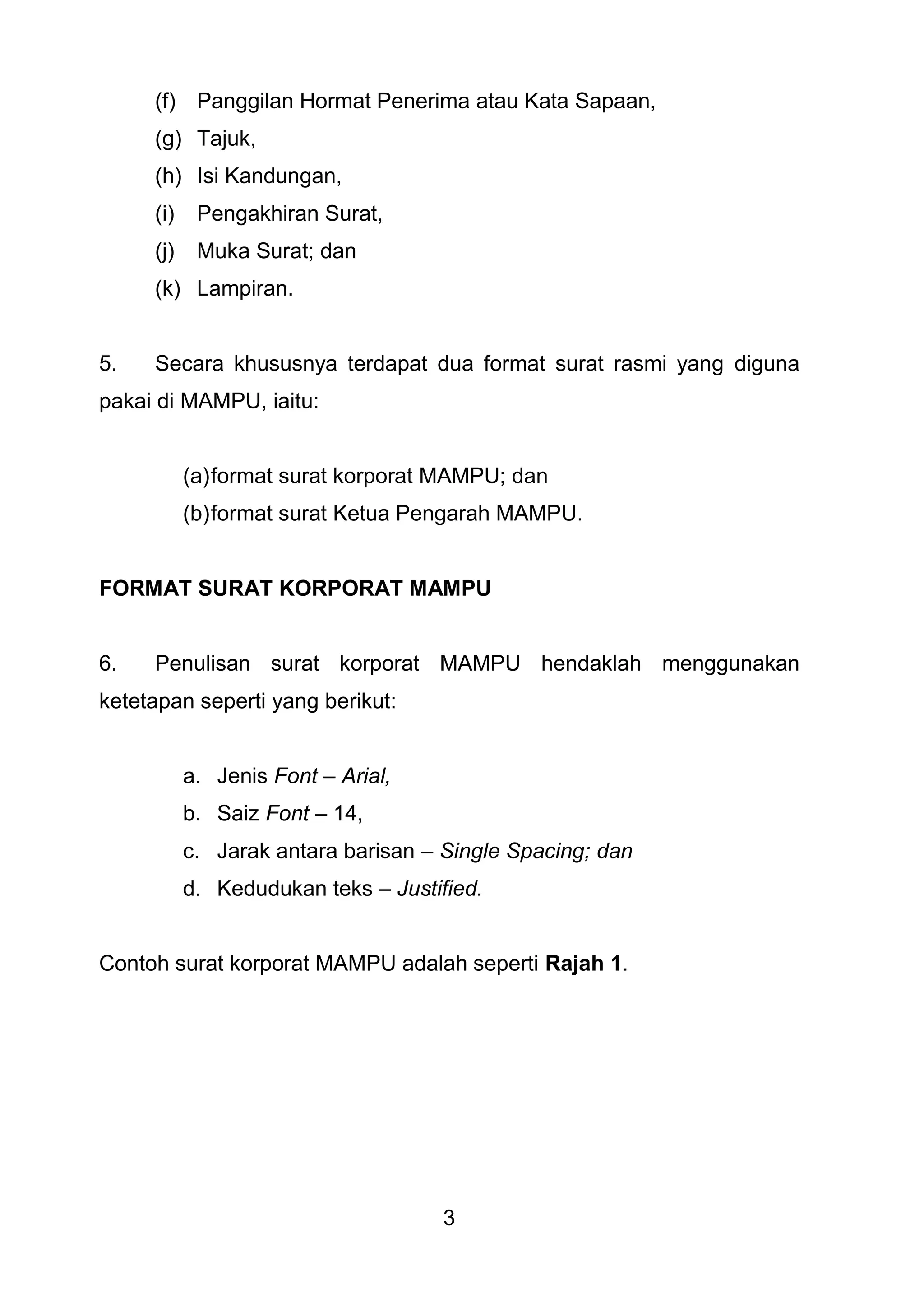 Ap 5 tahun 2014 pdf(penulisan surat rasmi) | PDF