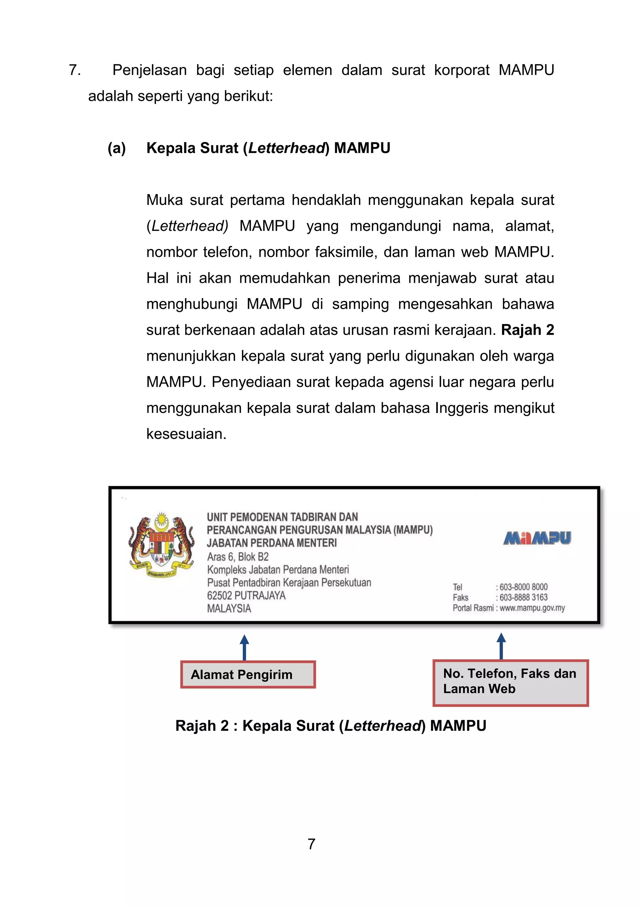 Ap 5 tahun 2014 pdf(penulisan surat rasmi) | PDF