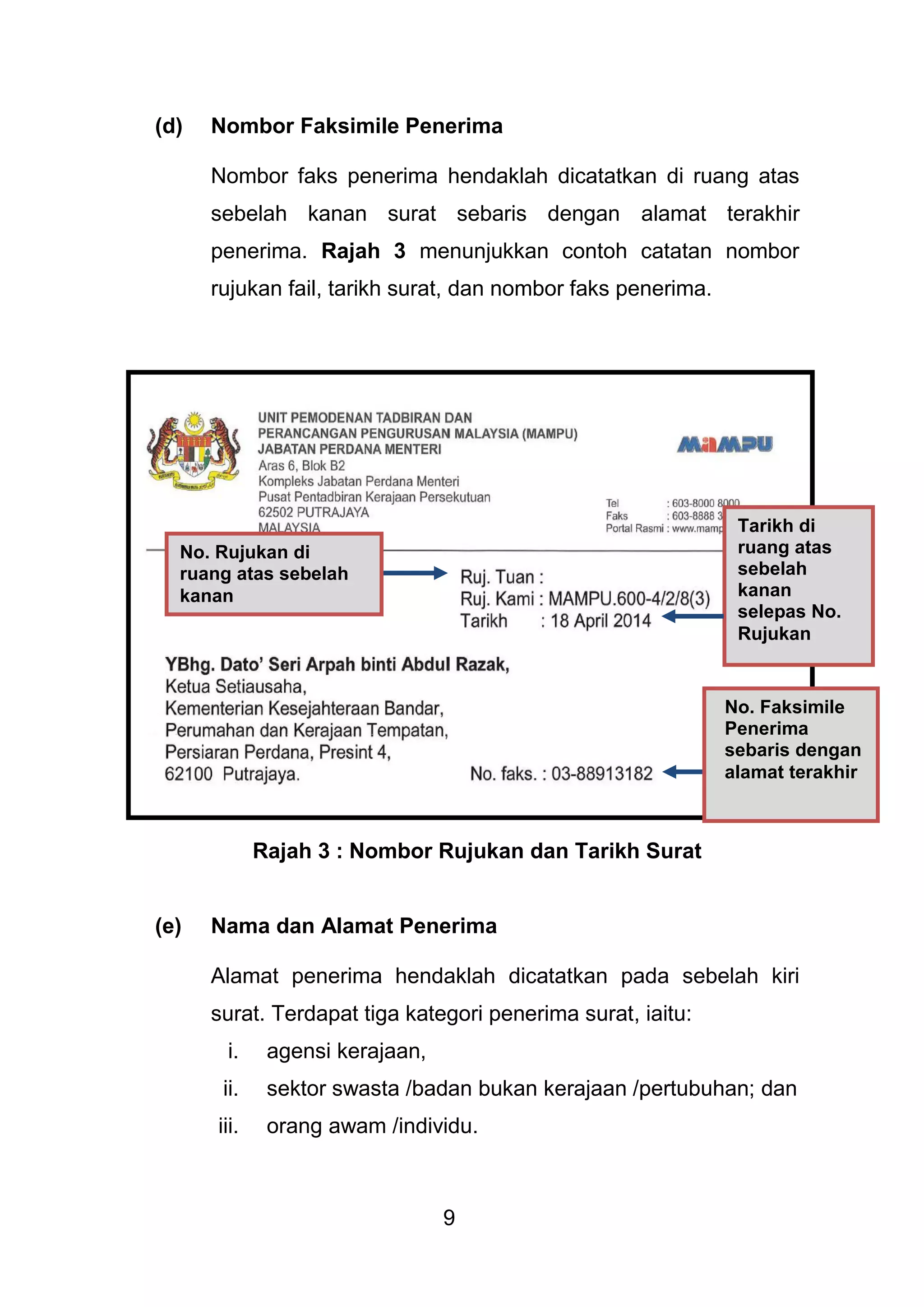 Ap 5 tahun 2014 pdf(penulisan surat rasmi) | PDF