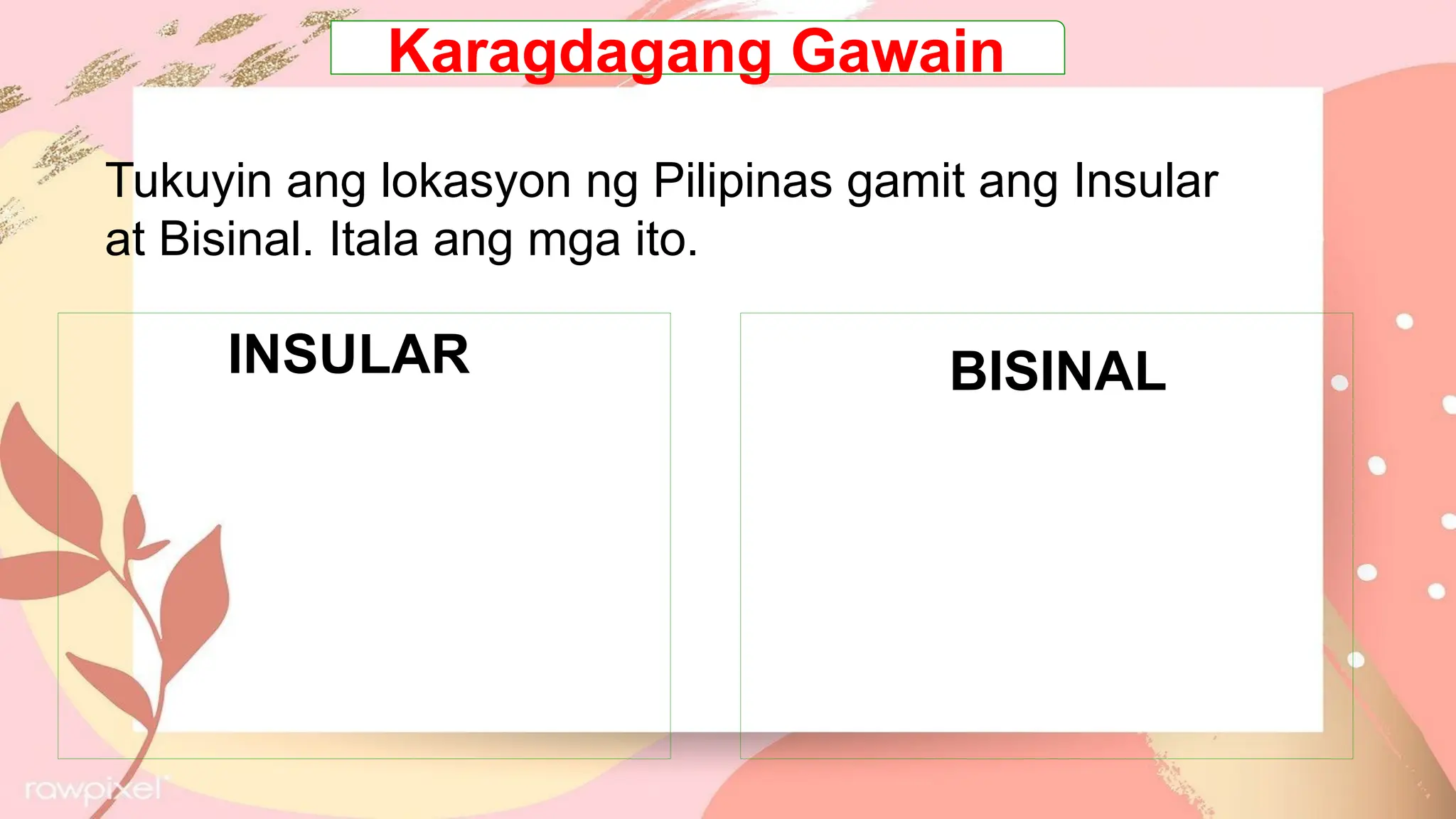 Kinanalagyan ng Pilipinas sa Mundo: Bisinal at Insular | PPTX