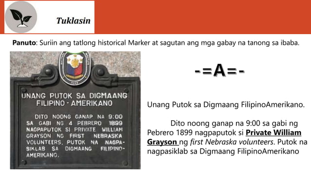 PAKIKIBAKA NG PILIPINO TUNGO SA KASARINLAN | PPTX