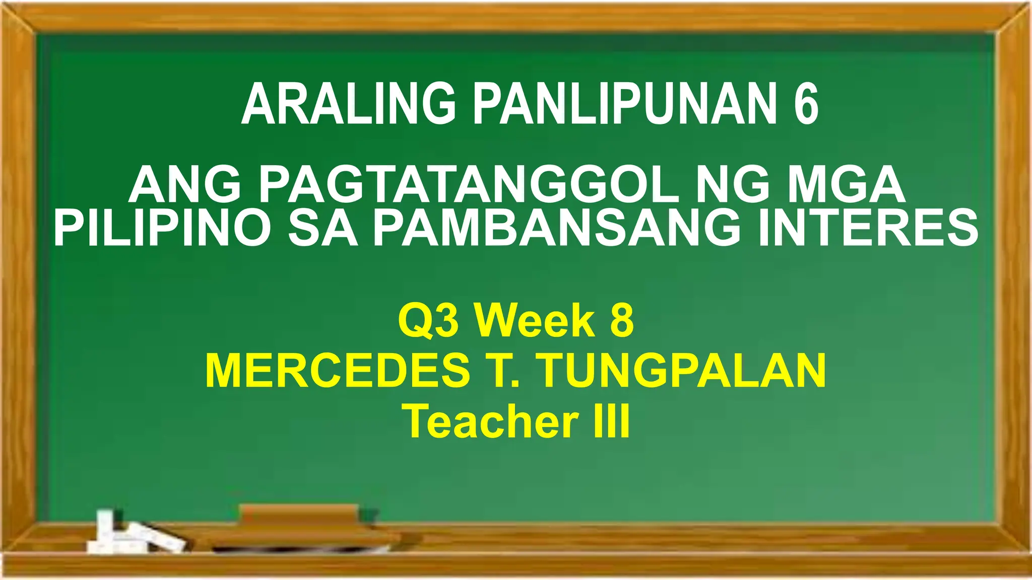 ANG PAGTATANGGOL NG MGA PILIPINO SA PAMBANSANG INTERES | PPTX