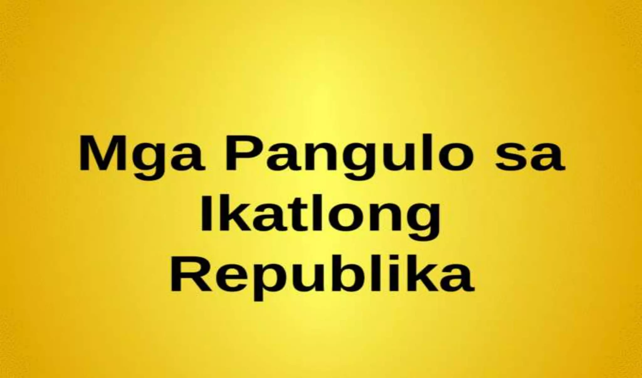 AP 6 PPT Q3 - Mga Pangulo Ng Ikatlong Republika.pptx