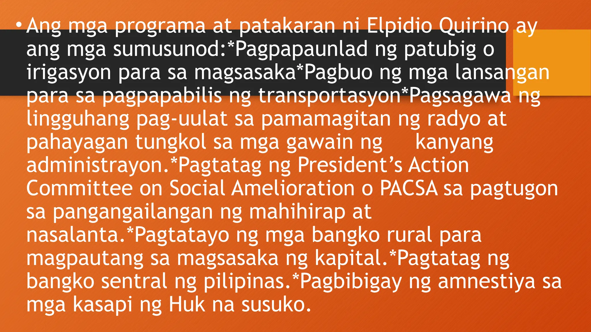 AP 6 PPT Q3 - Mga Patakaran At Programa Bilang Pagtugon Sa Mga Hamon Sa ...