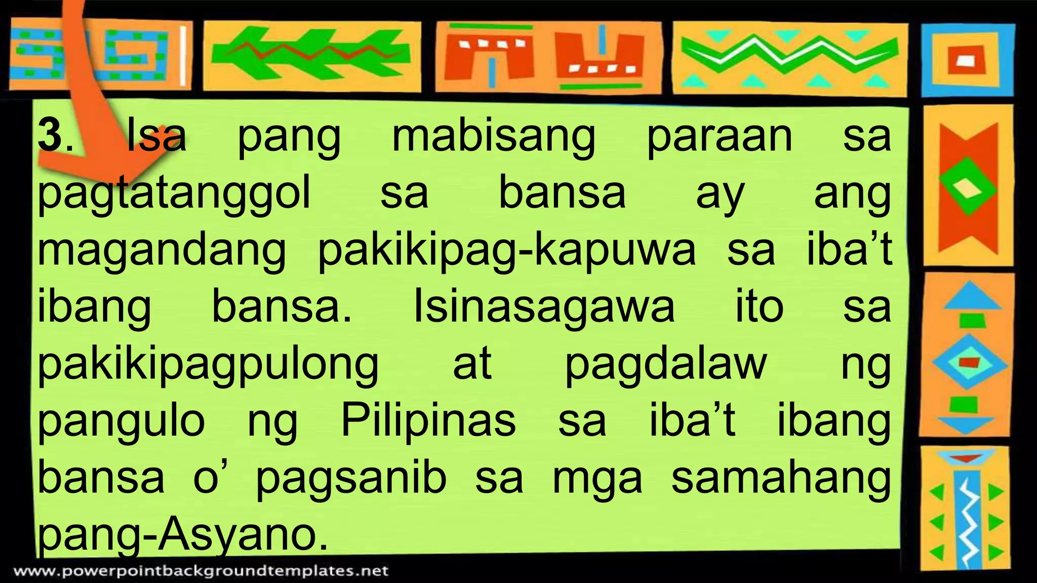 AP 6 PPT Q3 W4 - Pakinabang Ng Pilipinas Sa Kanyang Teritoryo At Kung ...