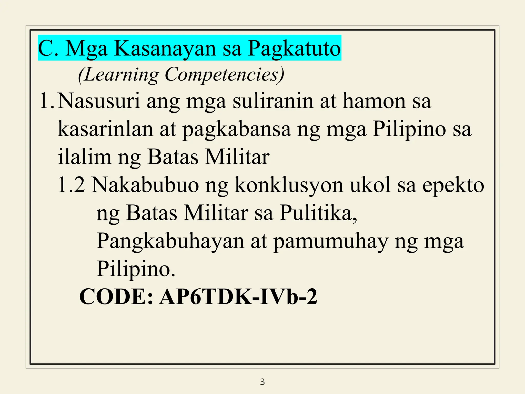 AP 6 PPT Q4 - Politika, Pangkabuhayan at Pamumuhay ng mga Pilipino ...