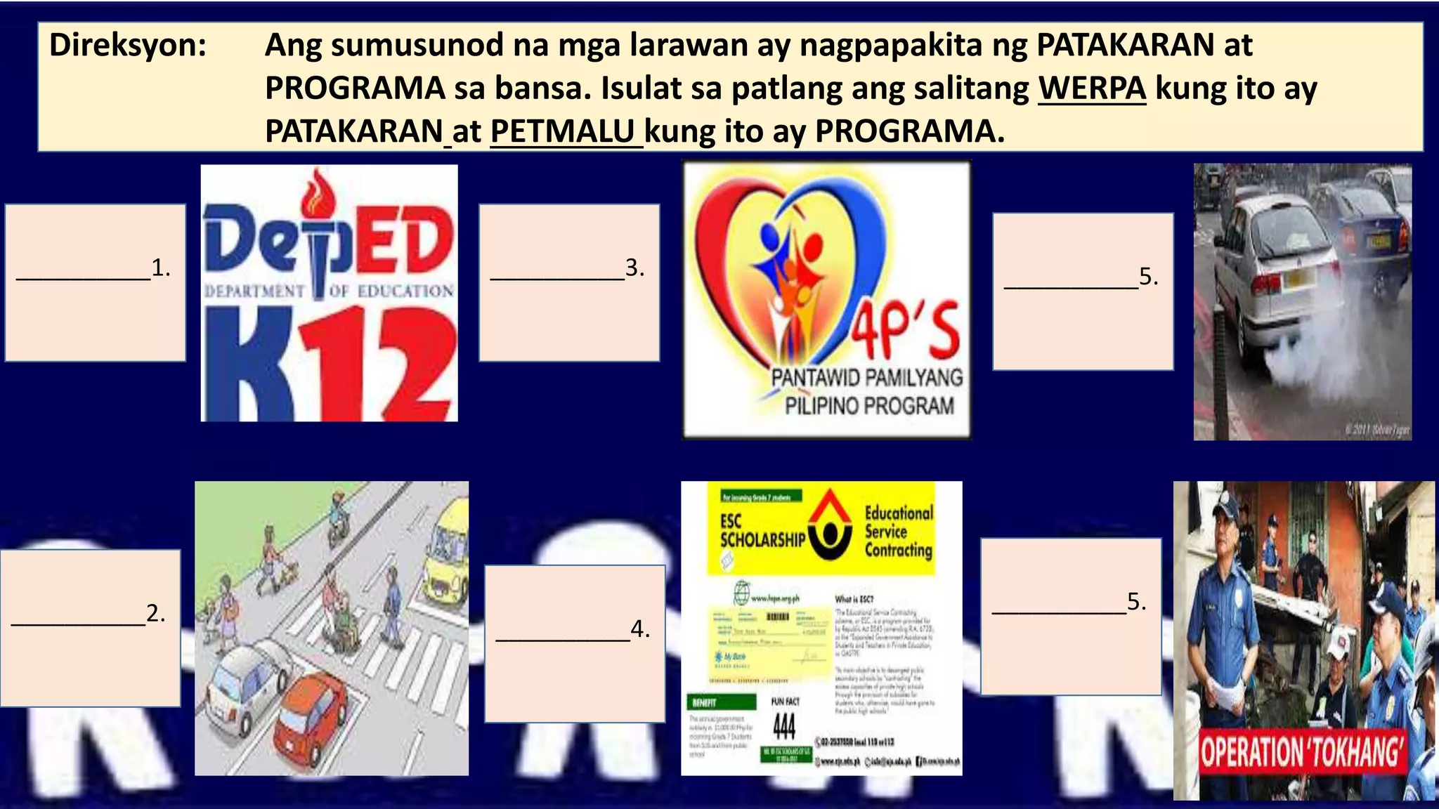 AP 6 PPT Q4 W3 - Programa Ng Pamahalaan Sa Pagtugon Ng Mga Hamon.pptx