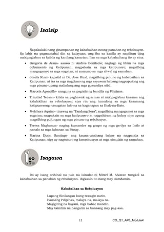 AP6_q1_mod4_ang kababaihan sa rebolusyong pilipino_v2.pdf
